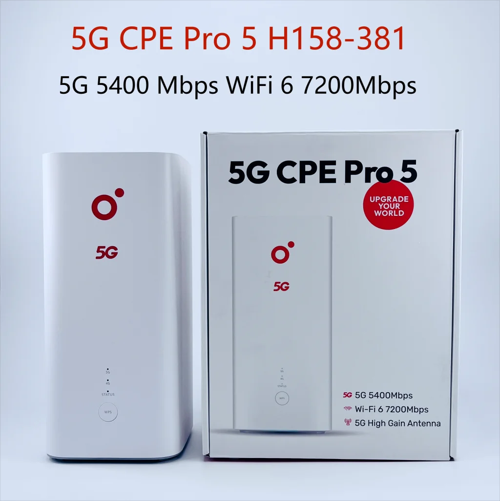 NEW Unlocked 5G CPE PRO5 H158 381 5G up to5400MBps Wi Fi6 7200Mbps High ...