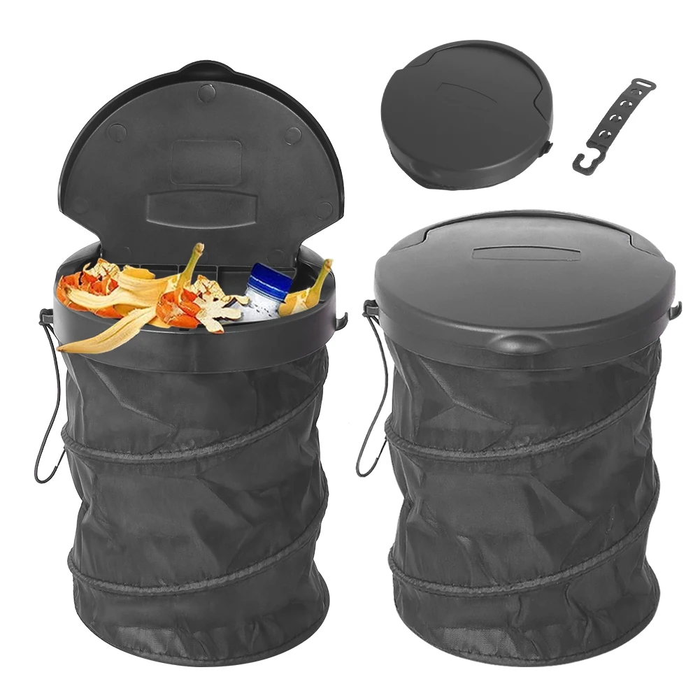 Folding Trash Can For Car Storage Busket Oxford Fabric Waterproof Bag ...