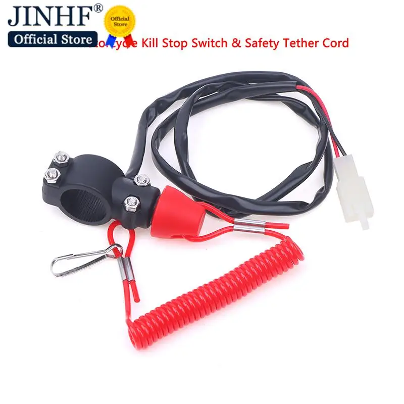 1Pc-Universal-Motorcycle-Kill-Stop-Switch-Safety-Tether-Cord-For-22mm ...