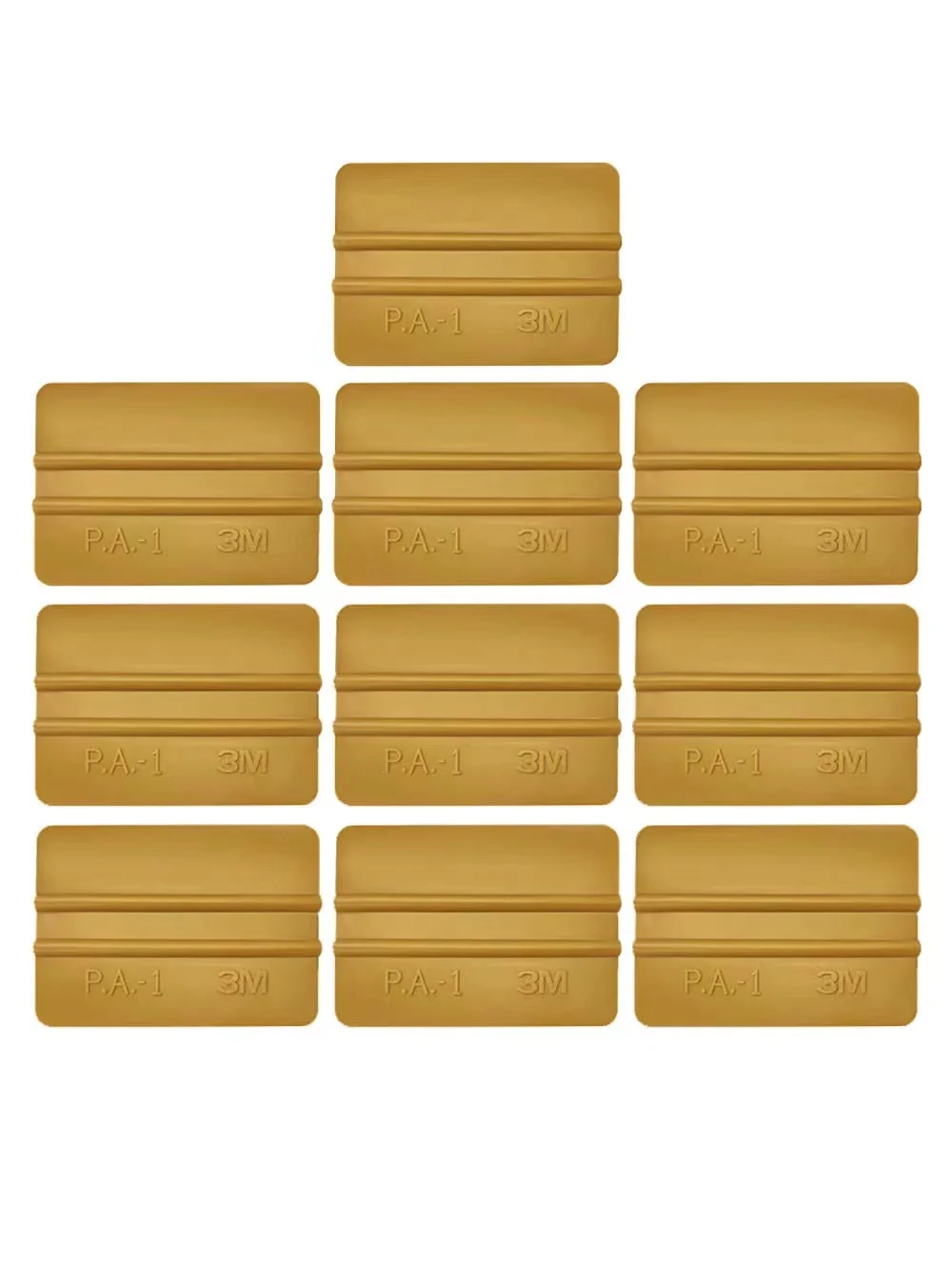 10pcs Gold 3m Squeegee Vinyl Car Wrap Carbon Fiber Foil Scraper Window ...