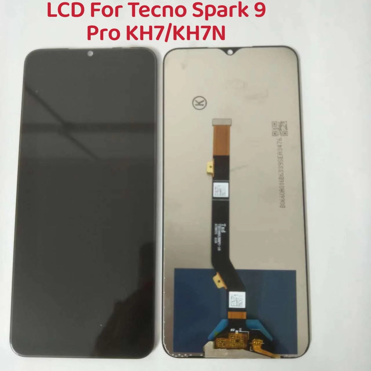 High Quality Tested 6.6" LCD Display Replacement For Tecno KH7/Spark 9 ...