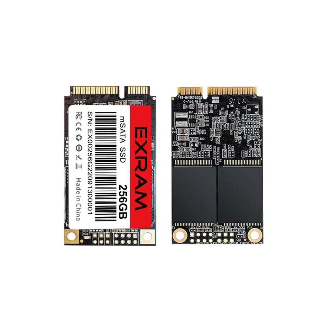 EXRAM SSD MSATA MINI SATA3 SATA III 6 GB/S SSD Unidade Interna de ...