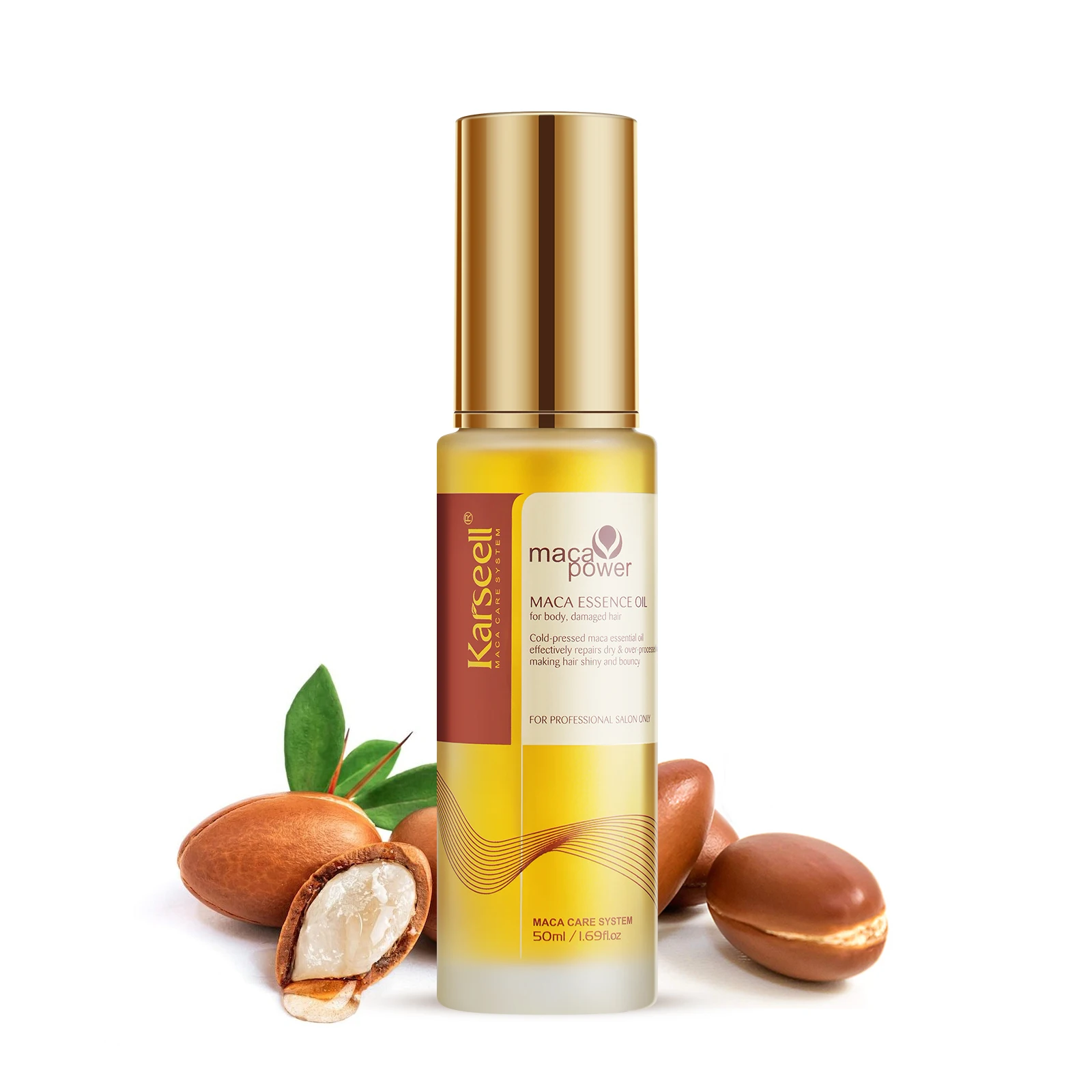 Karseell Hair Oil for Hair Healing Cold Pressed Weightless Moroccan ...