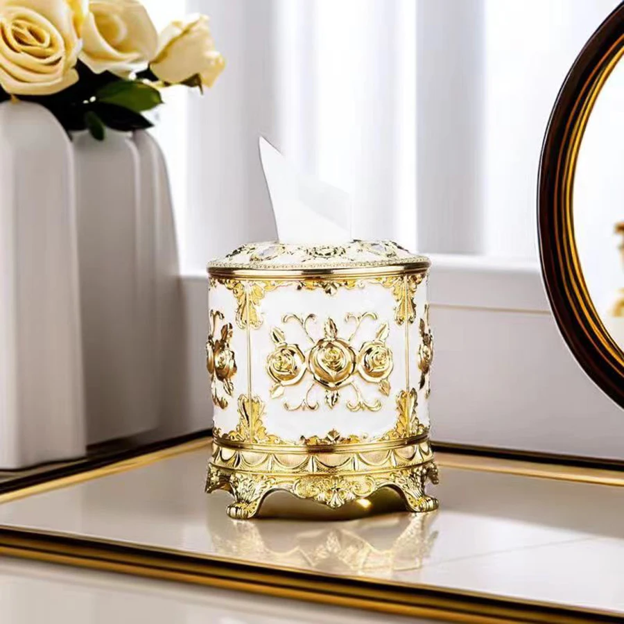 1PC-cylindrical-tissue-box-European-restaurant-napkin-set-household ...