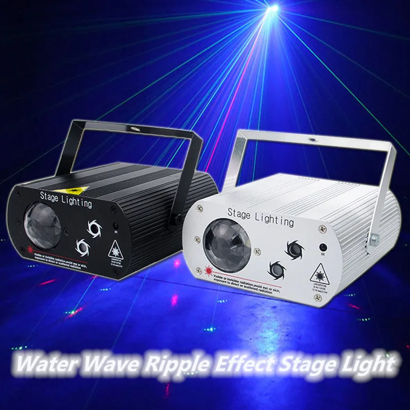 Rgb Led 물결 파동 효과 무대 조명 레이저 프로젝터 램프 크리스마스 디스코 Dj 쇼 이벤트 파티 생일 조명 집