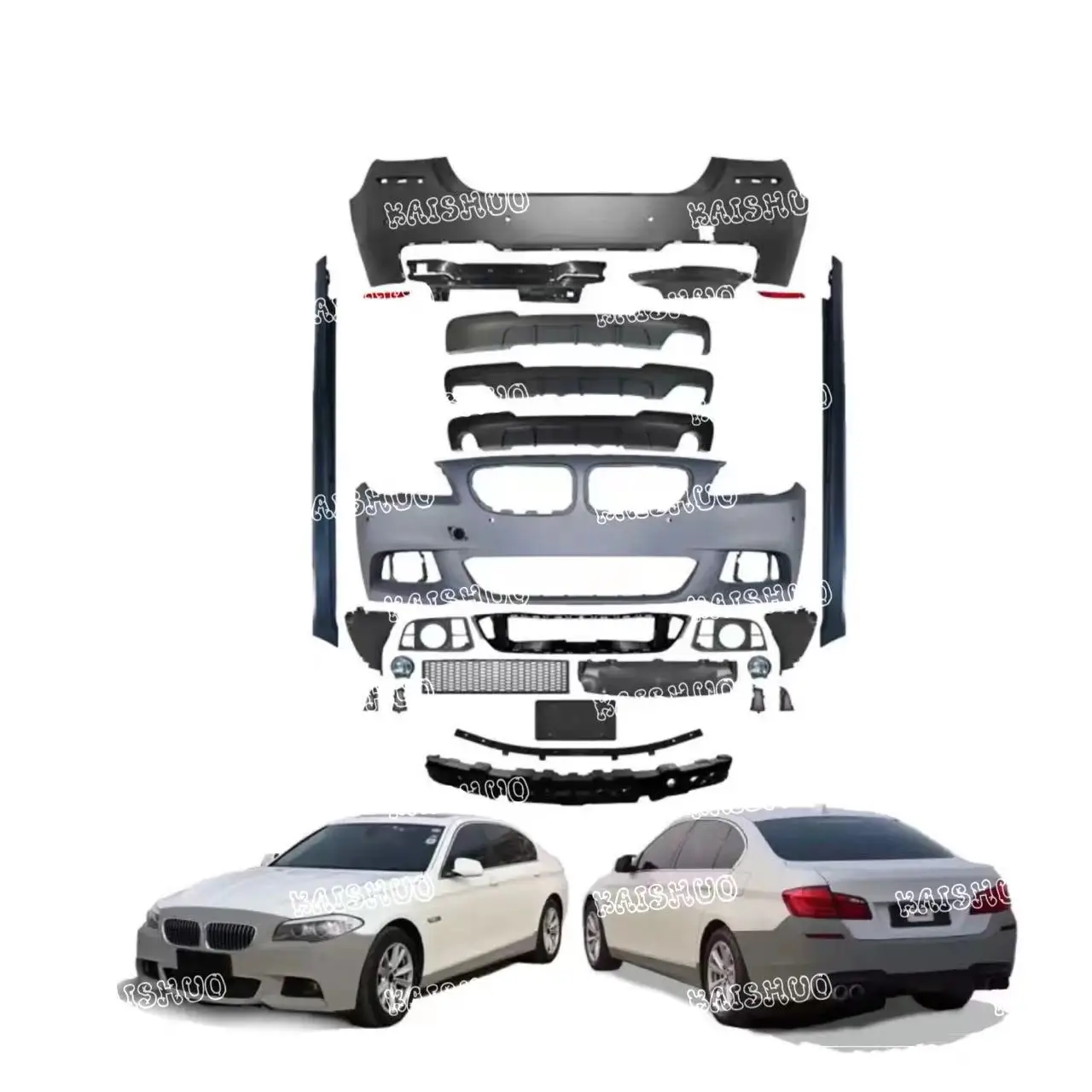 For-Bmw-5-series-F10-F18-Upgrade-To-Mt-Style-Body-Kit-Front-Rear-Car ...