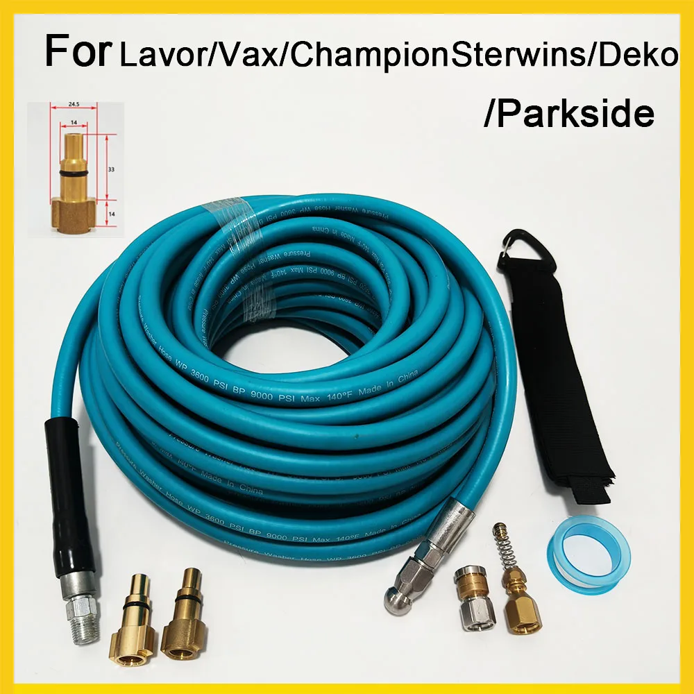 High-Pressure-Cleaning-Machine-Hose-Super-Flexible-Sewer-Drain-Water ...