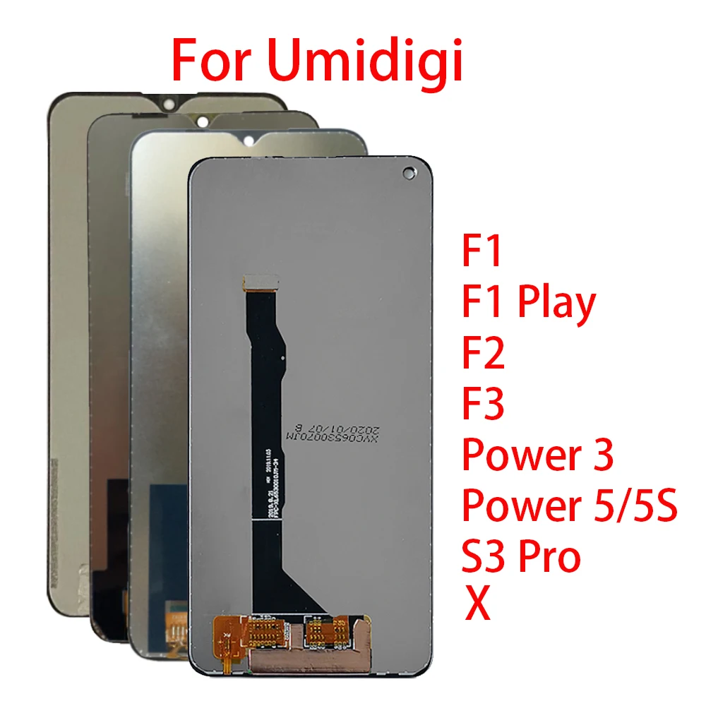 For Umidigi X F1 F2 F3 S3 Pro Power 3 5 5S LCD Display Touch Screen ...