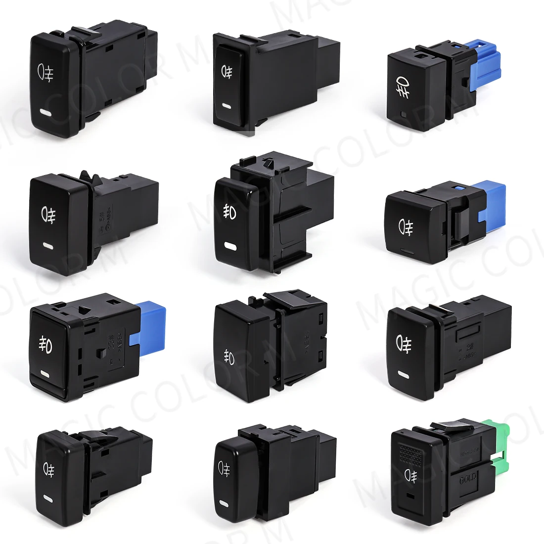 Car-Fog-Light-Socket-Switch-Indicator-On-Off-Push-Button-For-Toyota ...