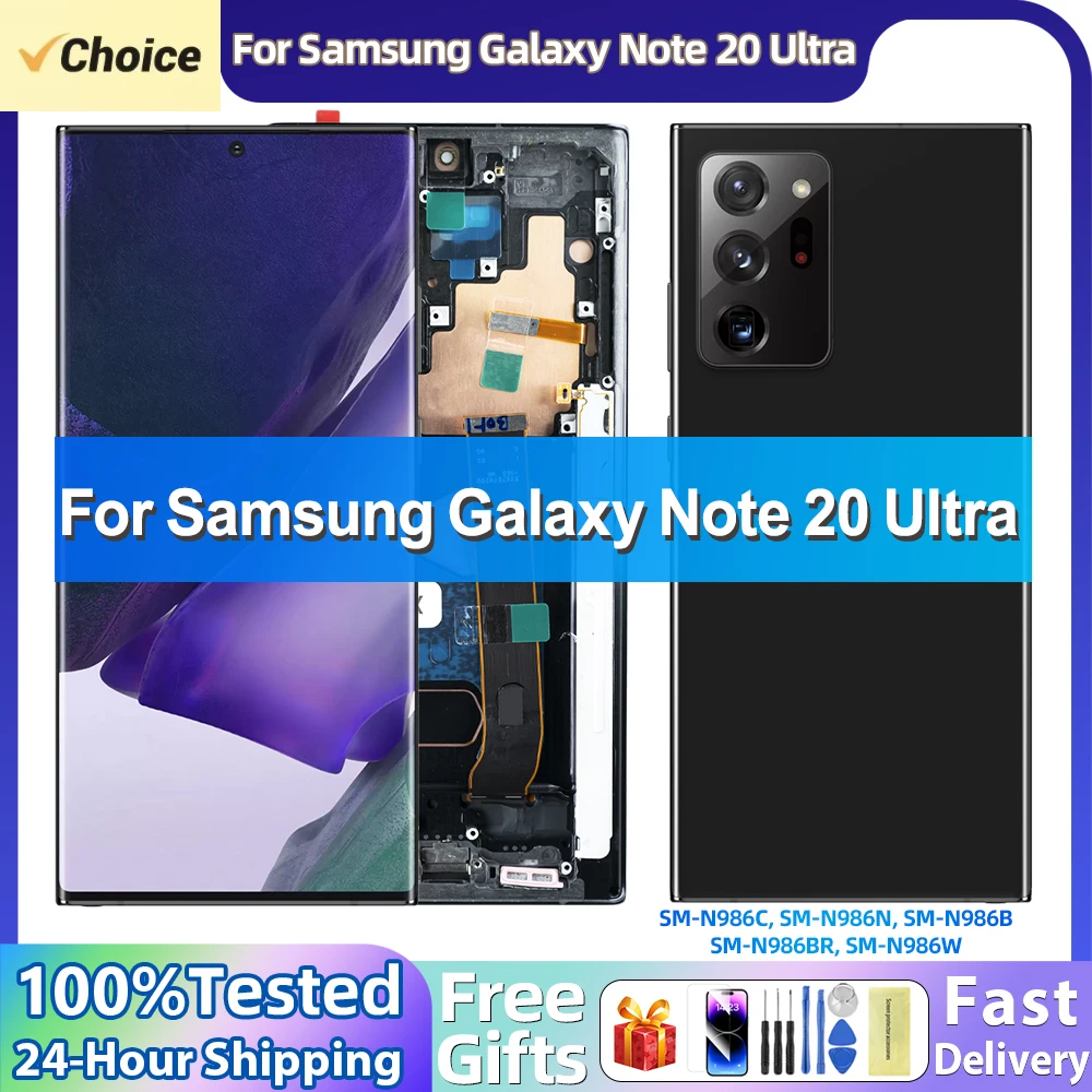 100-AMOLED-Note-20-Ultra-LCD-Screen-For-Samsung-Galaxy-Note20-Ultra ...