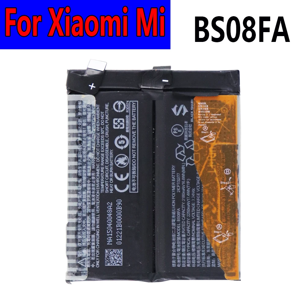 BS08FA 2250mAh Battery For Xiaomi Black Shark 4/4Pro Phone High Quality ...
