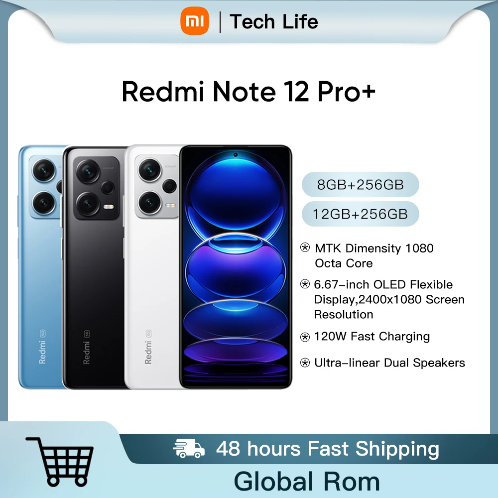 Xiaomi-Redmi-Note-12-Pro-Plus-5G-Smart-Rom-Global-C-mera-Tripla-200MP ...