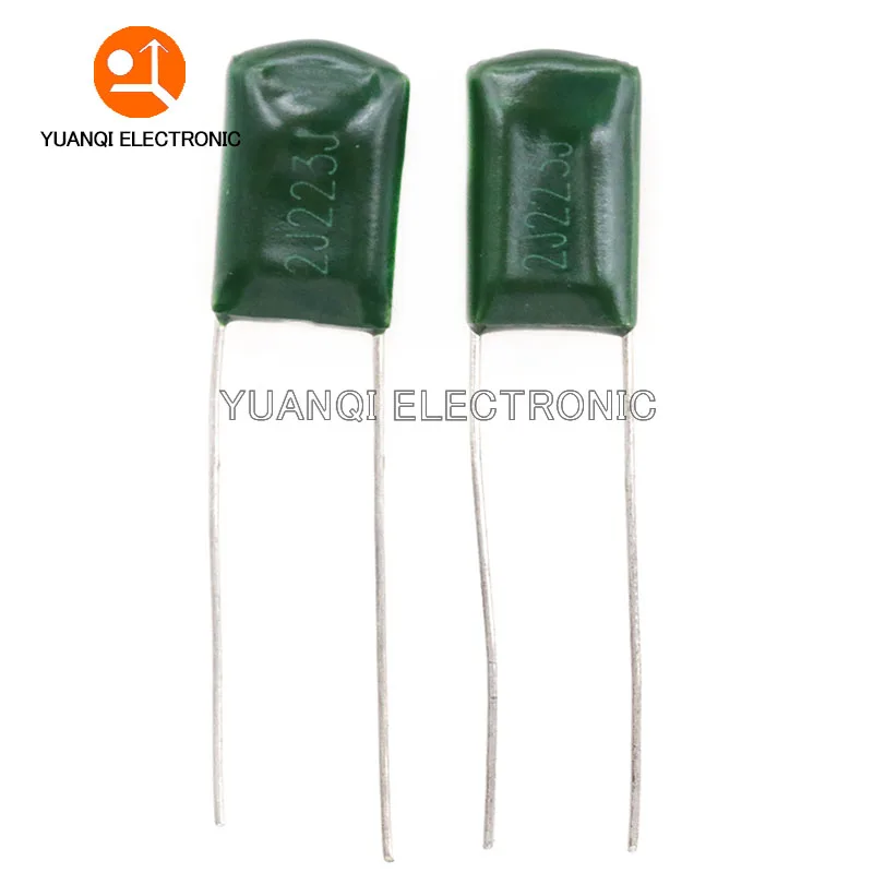 50pcs/lot 630v Polyester Film Capacitor 102 152 103 223 333 473 2j102j ...