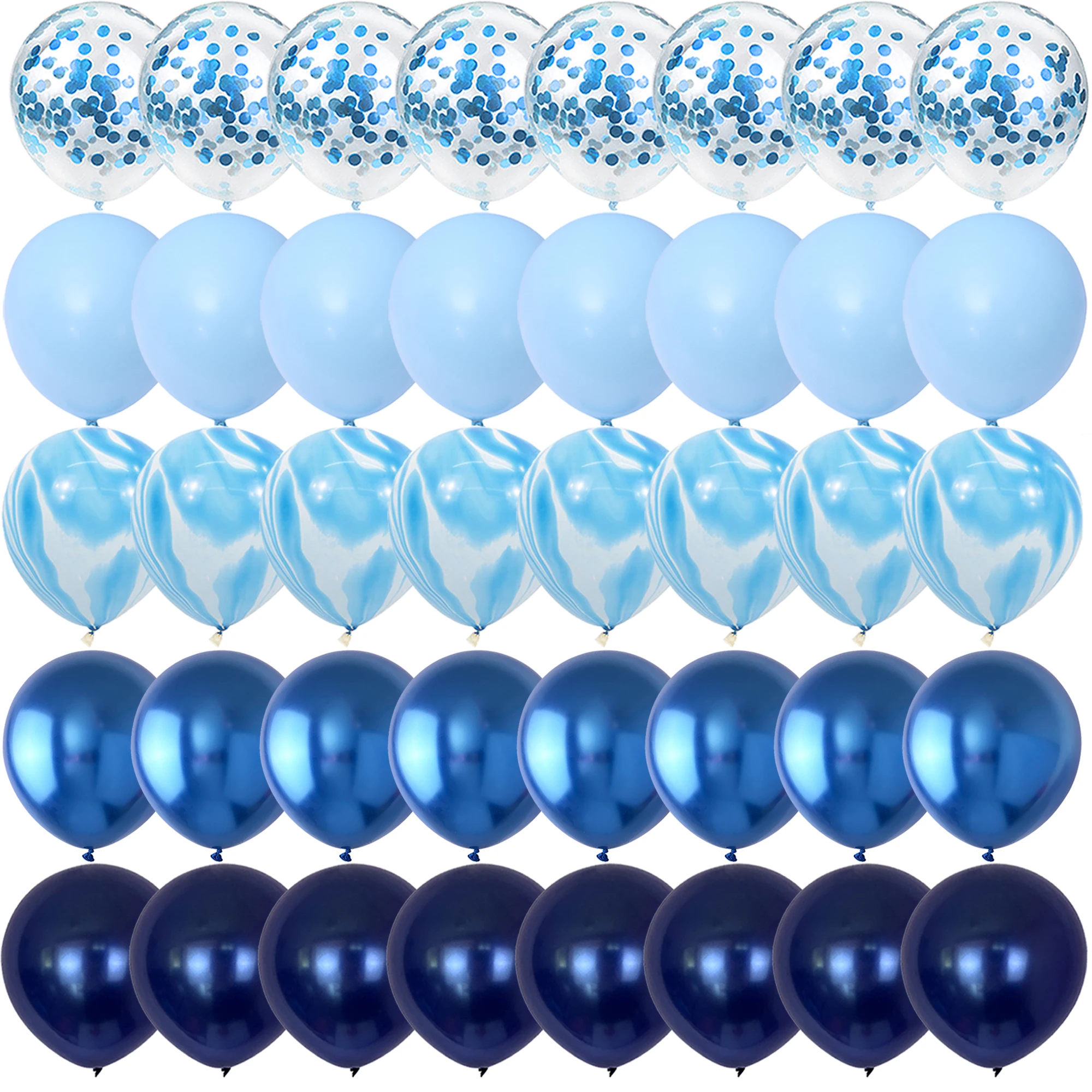 Globos-de-gata-azul-para-fiestas-decoraci-n-de-40-piezas-azul-noche ...