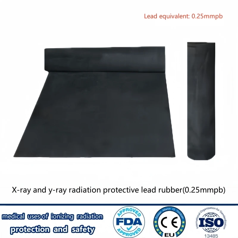 X-ray protective 0.25mmpb lead rubber radioactive factory nuclear ...