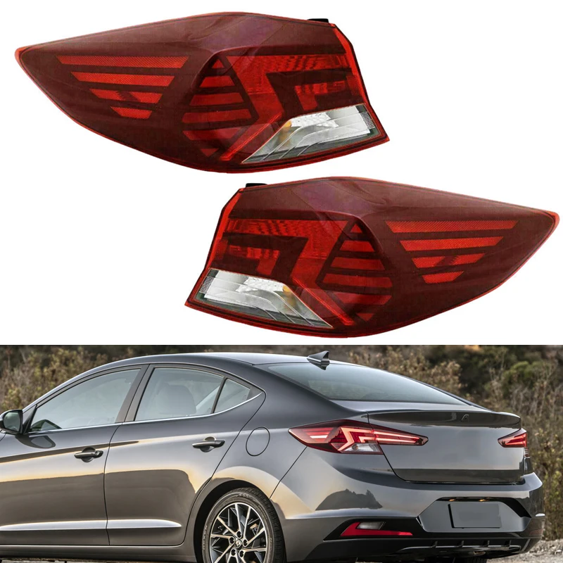 For-Hyundai-Elantra-2019-2020-Car-Rear-Tail-Light-Rear-Turn-Signal ...