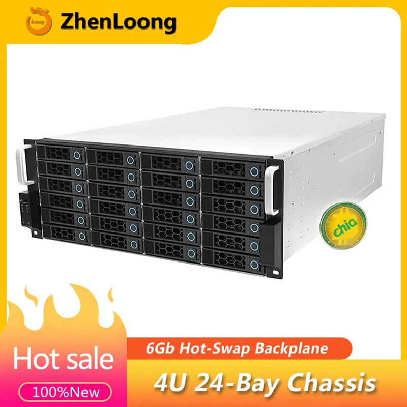 ZhenLoong-Servidor-Chassis-Storage-Case-com-Expans-o-Backplane-Rack ...