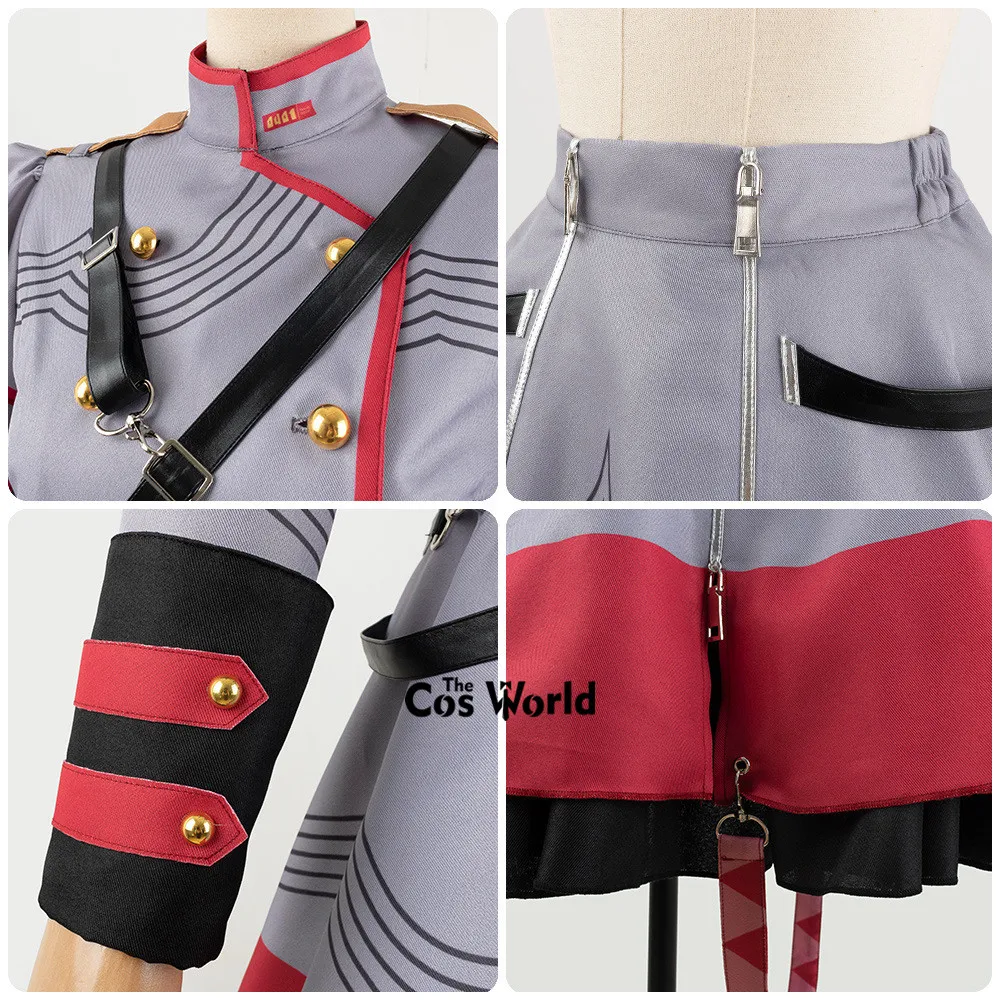 VTuber UTAU Synthesizer Kasane Teto Uniform Anime Cosplay Costume ...