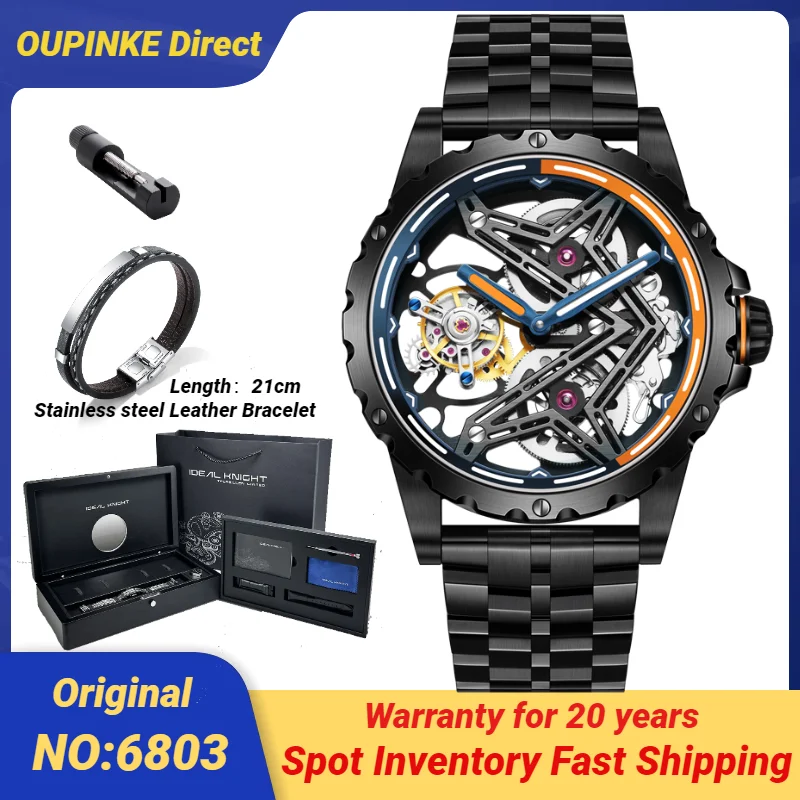 Ideal-Knight-Relojes-de-pulsera-para-hombre-de-lujo-Tourbillon ...