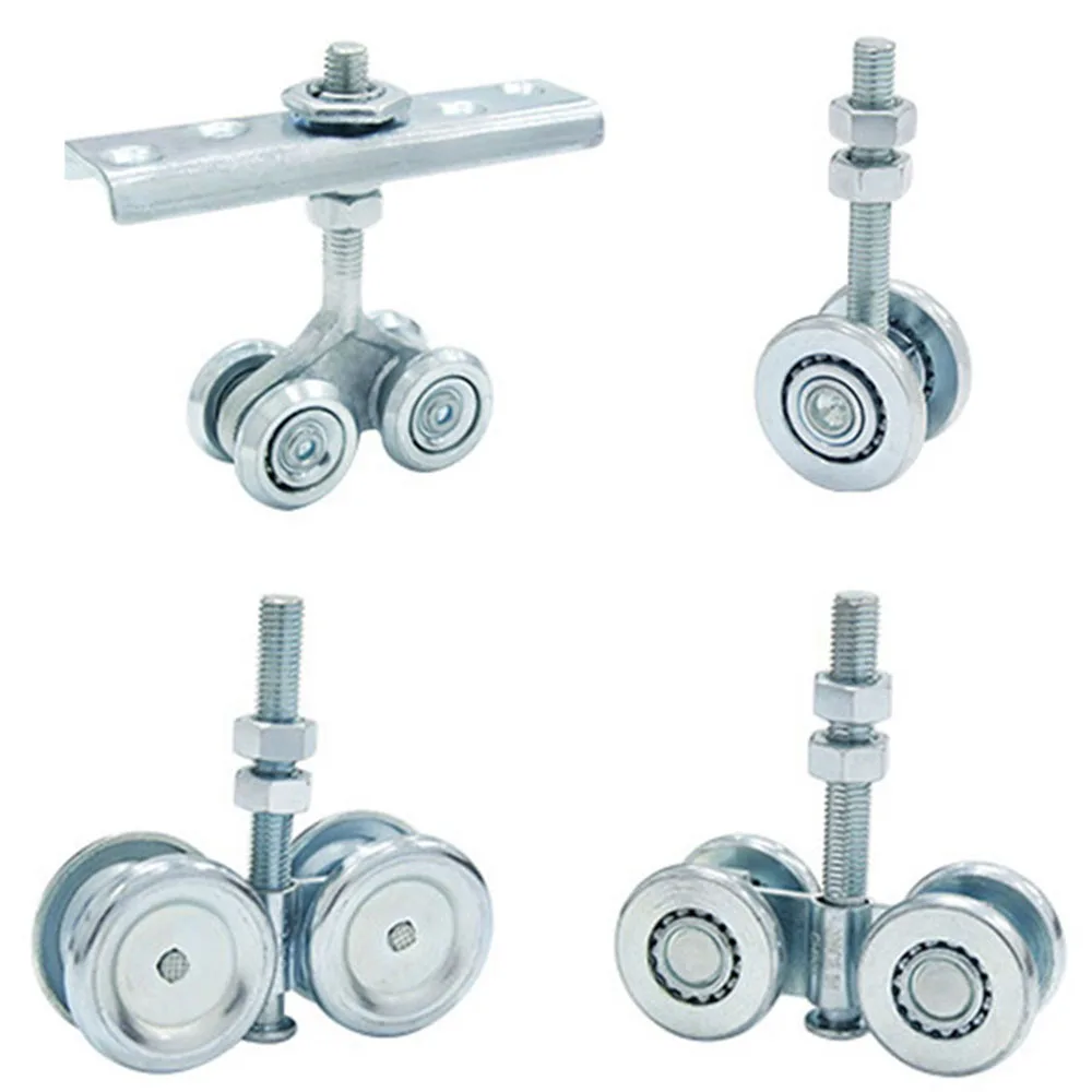 1PC-Industrial-Sliding-Door-Pulley-Steel-Hardware-Tools-Hanging-Rail ...