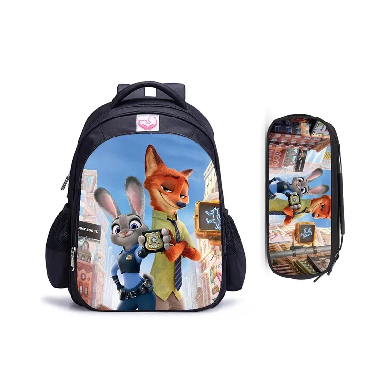 16-Inch-Disney-Zootopia-Backpack-Boys-Girls-School-Shoulder-Bags-Judy ...