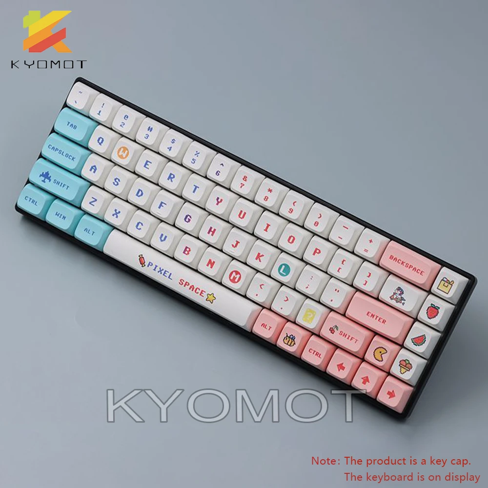 Kyomot 135 chave pixel guerras pbt keycaps xda perfil corante ...