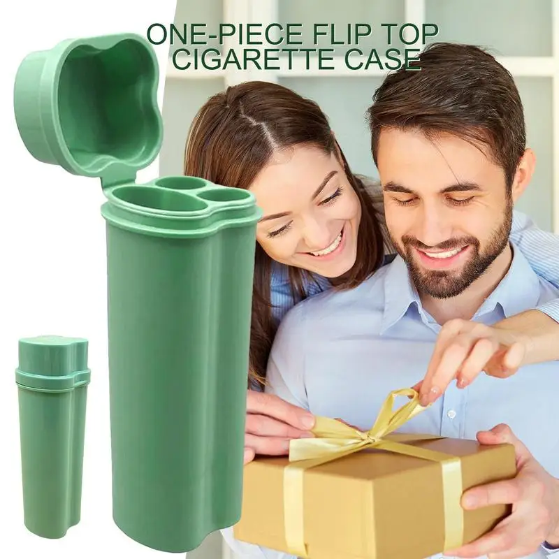 Smoke-Cigarettes-Case-Cigarettes-Container-Box-With-Cigars-Holder ...