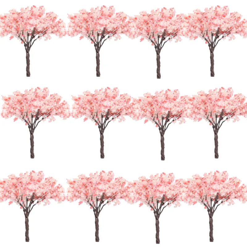 Miniature-Cherry-Flower-Tree-Model-Height-65mm-Plant-Diorama-Kits-Diy ...