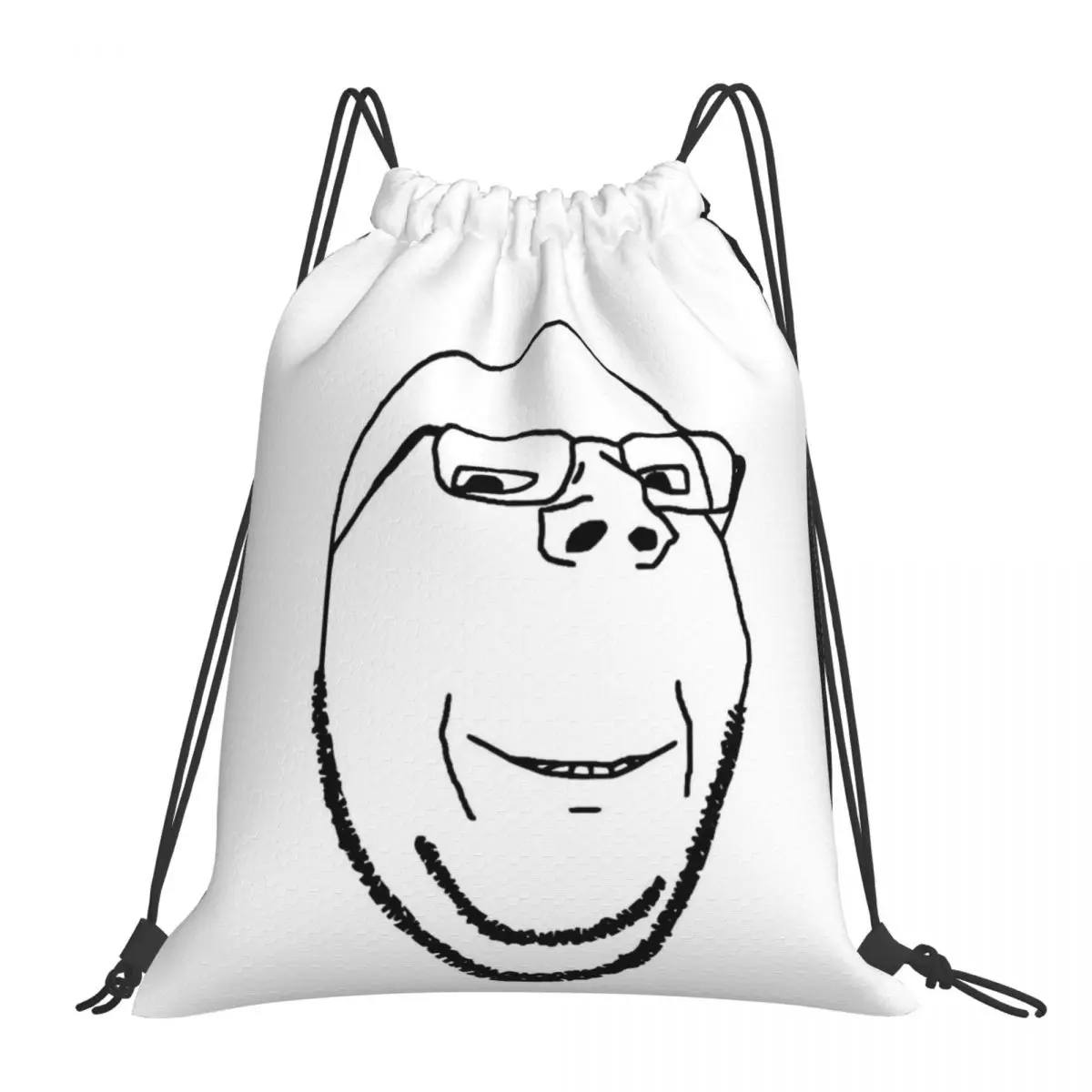 Sorrindo Saudável Wojak Soyjak Mochilas Multi função Portátil ...