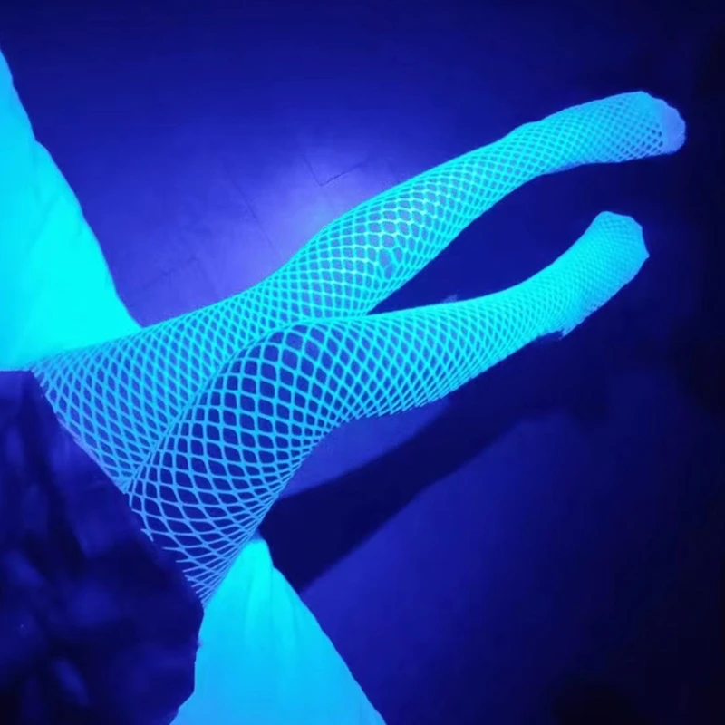 Sexy-Luminous-Fishnet-Stockings-Mesh-Leggings-Tights-High-Waist ...