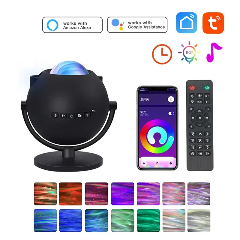 Tuya-Smart-Aurora-Projector-Lamp-Moon-Starry-Light-Support-Timer-Music ...