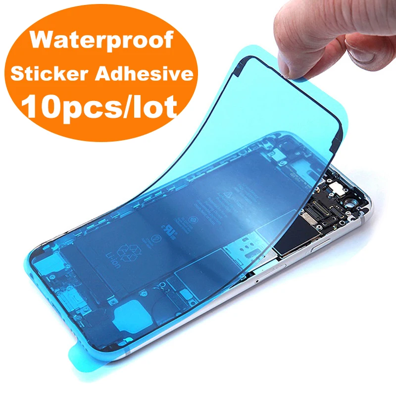 10Pcs-Waterproof-Seal-Adhesive-Sticker-For-iPhone-6S-7-8-Plus-X-XS-11 ...