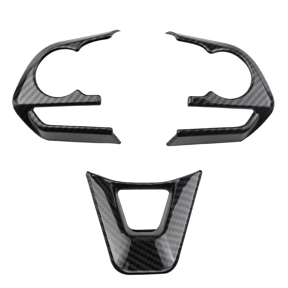 Auto-Lenkrad-Knopf-Panel-Trim-Pailletten-f-r-Toyota-Rav4-Rav-4-Corolla ...