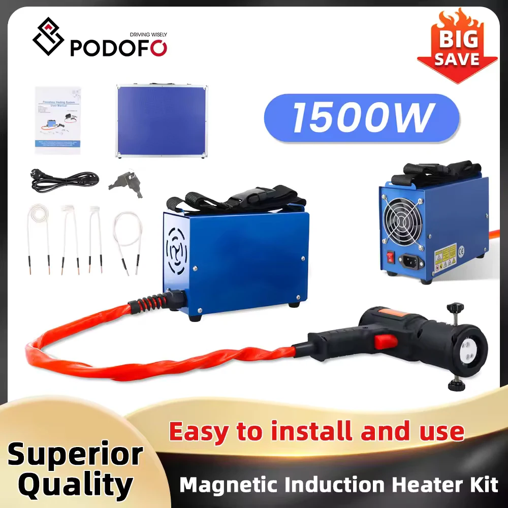 Podofo 1500W Electromagnetic Induction Heater 750℃ Special Induction ...
