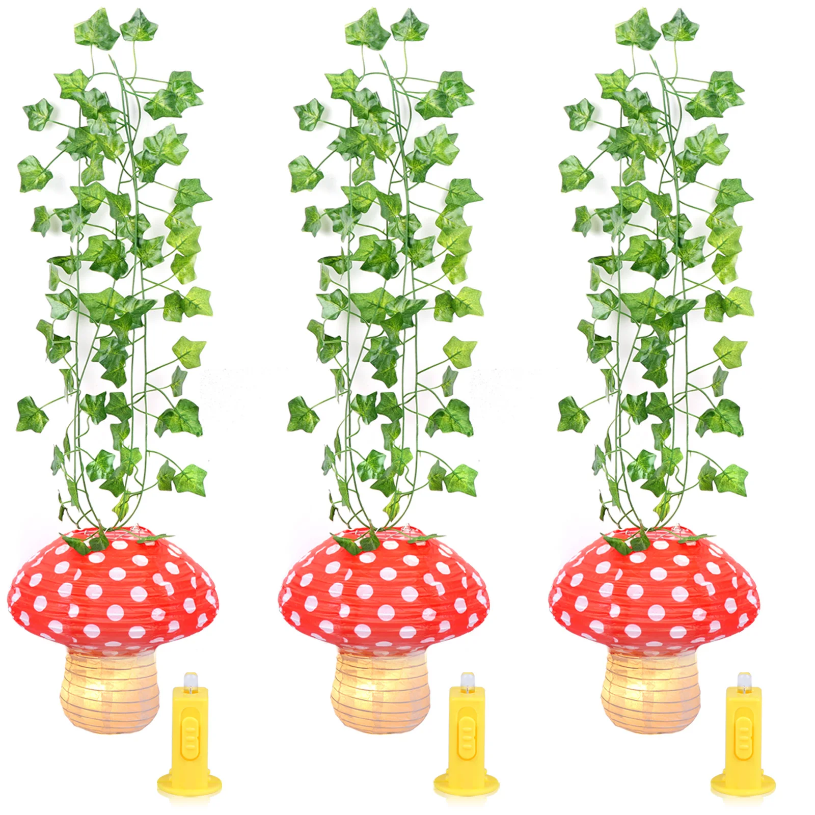 Mushroom Decorations Fairyland Decor 4-Pack s - 8 & 12 Inch Mushroom ...