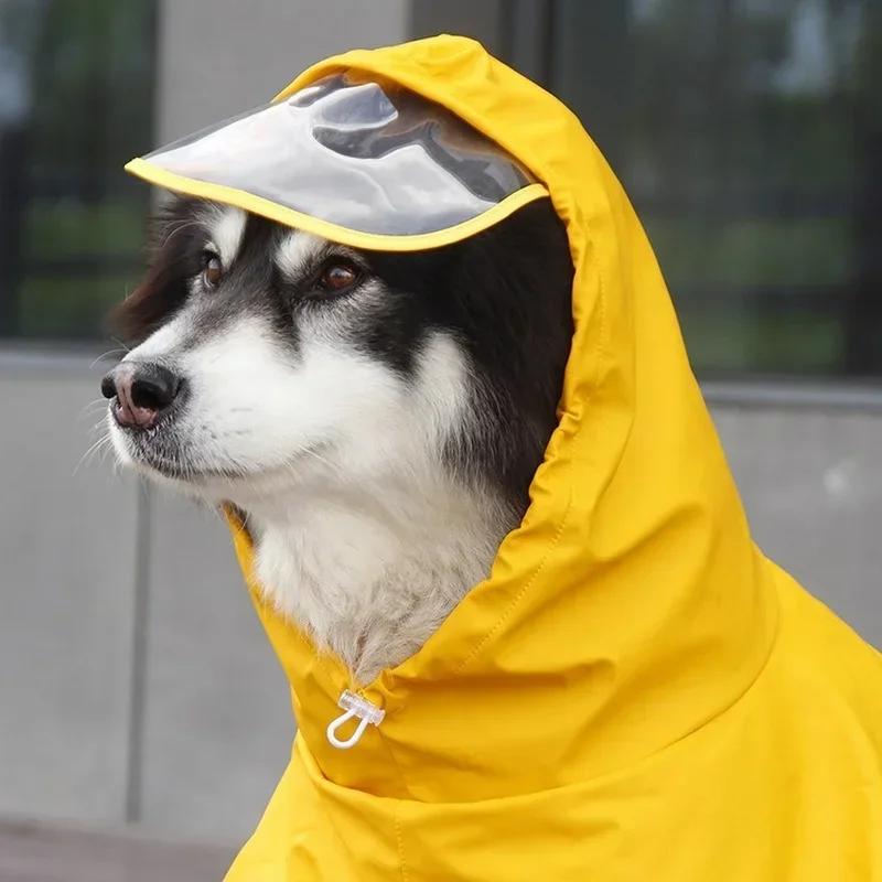 Kennel-Pet-Medium-Large-Dog-Raincoat-Waterproof-Dog-Clothes-Outdoor ...