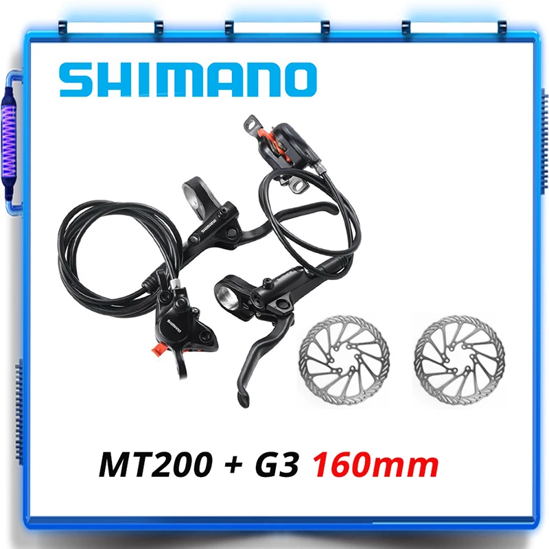 Mt200 Shimano Hydraulic Brake Set | Shimano Mt200 Brakes Disc | Mtb ...