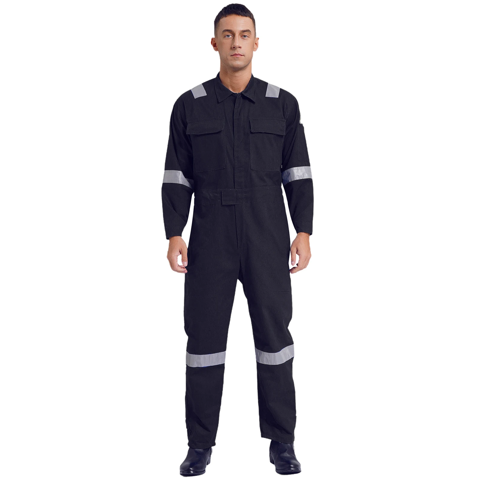 Men-s-Lightweight-Work-Coveralls-Dustproof-Dungarees-One-Piece ...