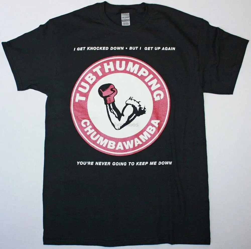 CHUMBAWAMBA TUBTHUMPING POST PUNK ALTERNATIVE POP NEW BLACK T SHIRT ...