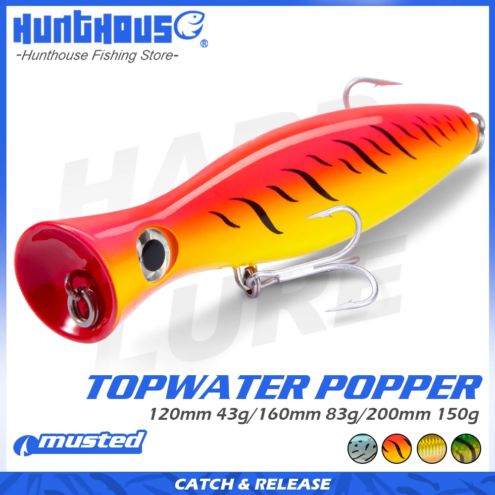 Hunthouse Surface Blaster Popper Gt Popper Lure Tuna Bluefish Saltwater ...