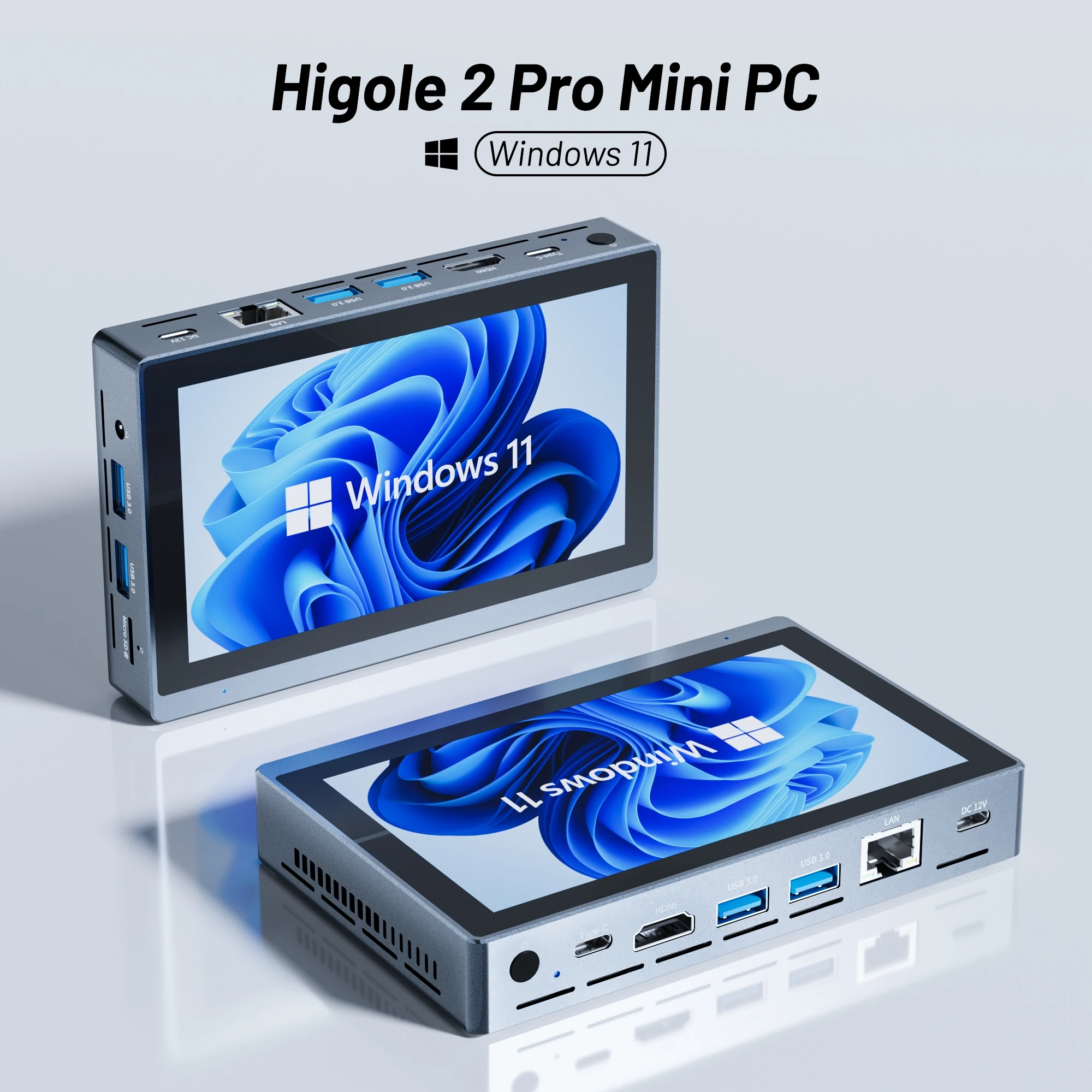 Higole 2 Pro Tablet Pad Industrial Windows 11 Tablet Mini PC 5.5 inch Touch Screen Mini Computer ...