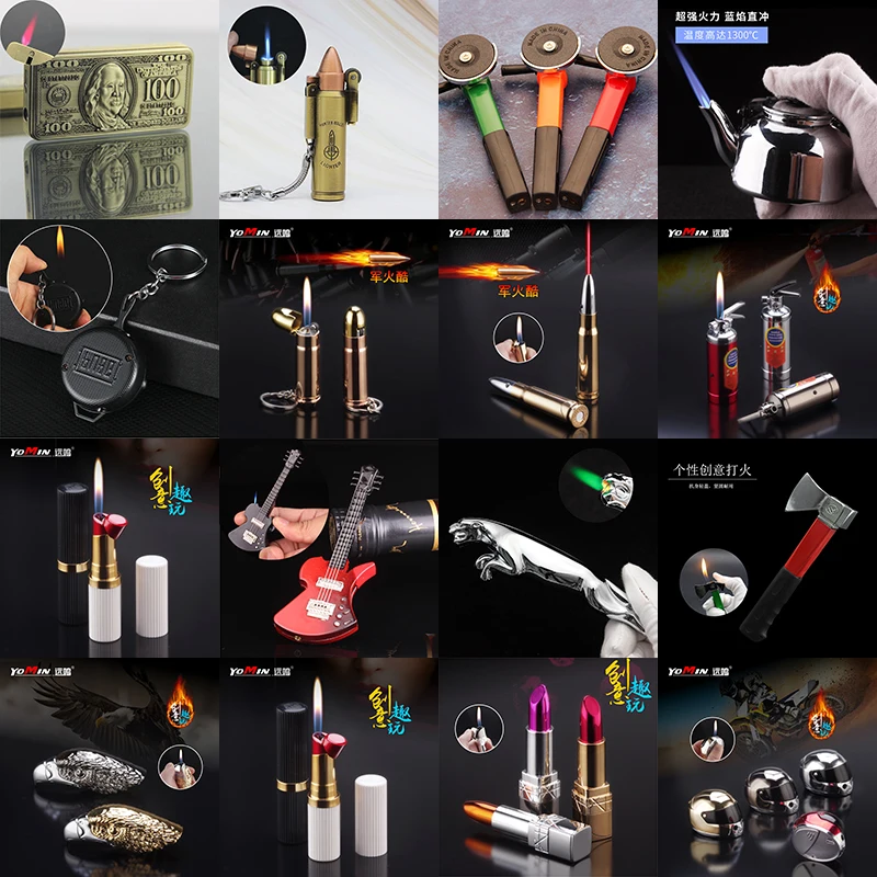 Cigarette-Accessories-Creative-Lighter-Torch-Jet-Straight-Flame ...