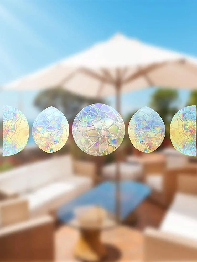 Stickers, Labels & Tags Heart ship rainbow suncatchers window decals ...