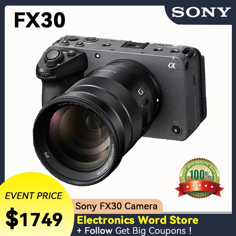 FX30-Sony-Camera-FX30-Sony-Cinema-Line-Camera-Super-35-APS-C-Mirrorless ...