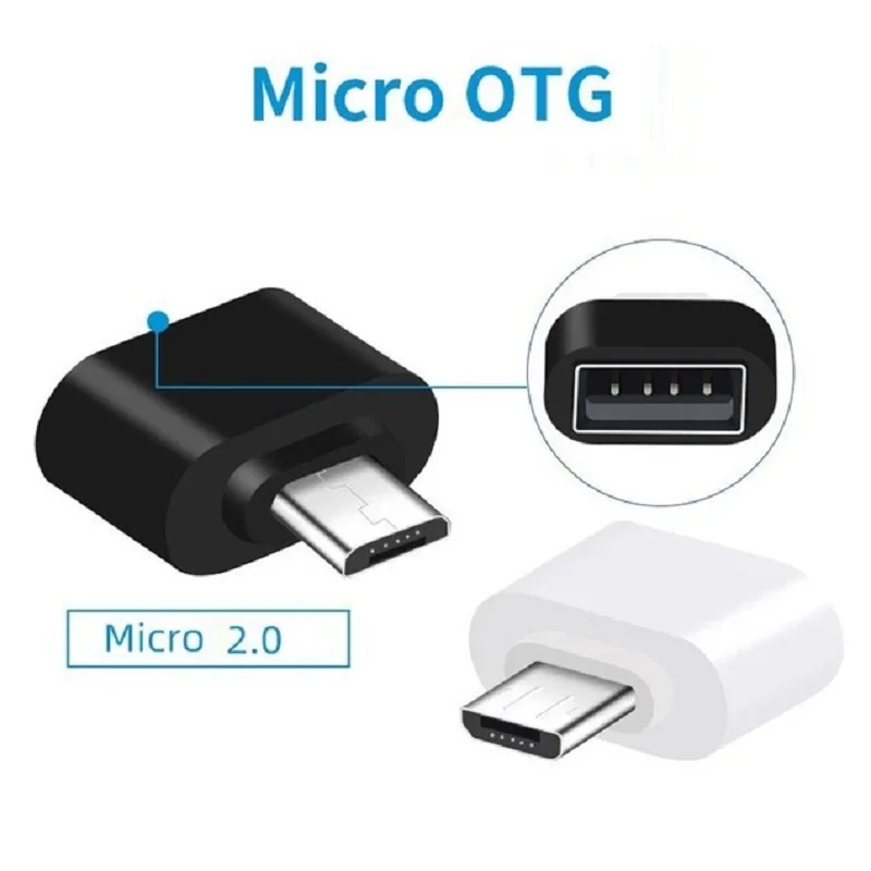 100pcs Micro USB To USB Converter For Tablet PC Android Usb Mini OTG Cable USB OTG Adapter Micro ...
