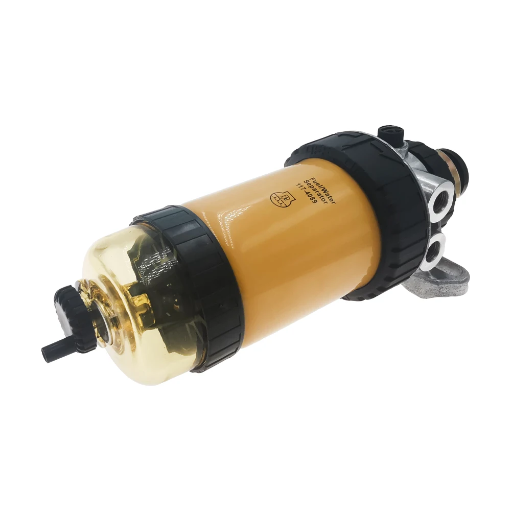 Fuel-Filter-Assembly-117-4089-With-Hand-Pressure-Pump-For-CAT-307D-312D ...