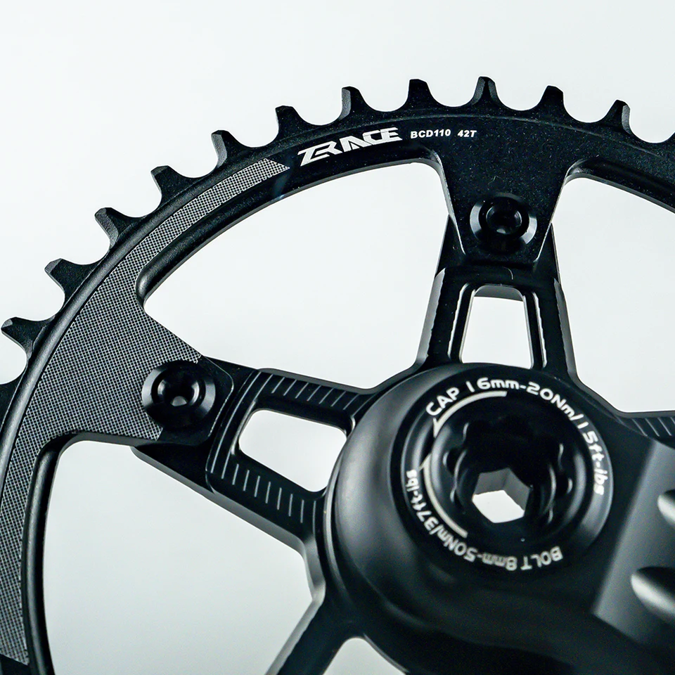 Road Bike Crankset - GXP Single Chainring 40T-48T Hollow Ultralight