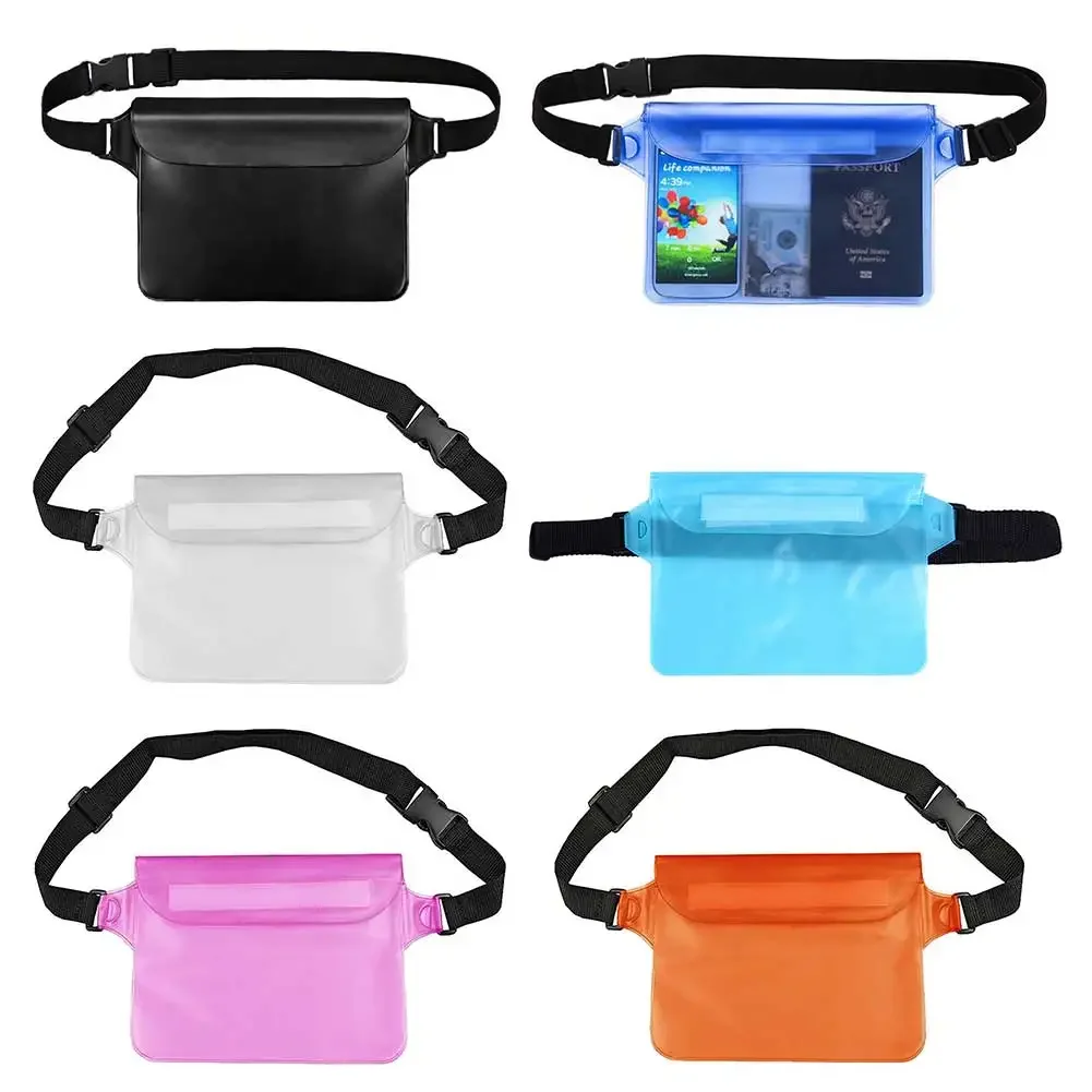 1-2PCS-PVC-Pouch-Bag-Waterproof-Sealing-Swimming-Bag-Transparent ...