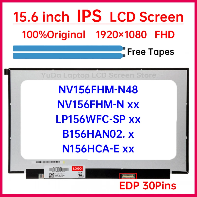 15-6-Inch-IPS-Laptop-LCD-Screen-NV156FHM-N48-N3D-N45-B156HAN02-1 ...