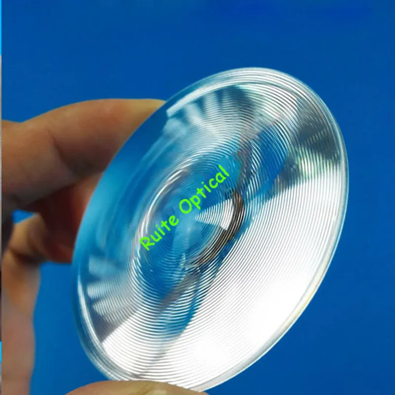 Lente óptica Fresnel, linterna de tiro largo, condensador, punto ...